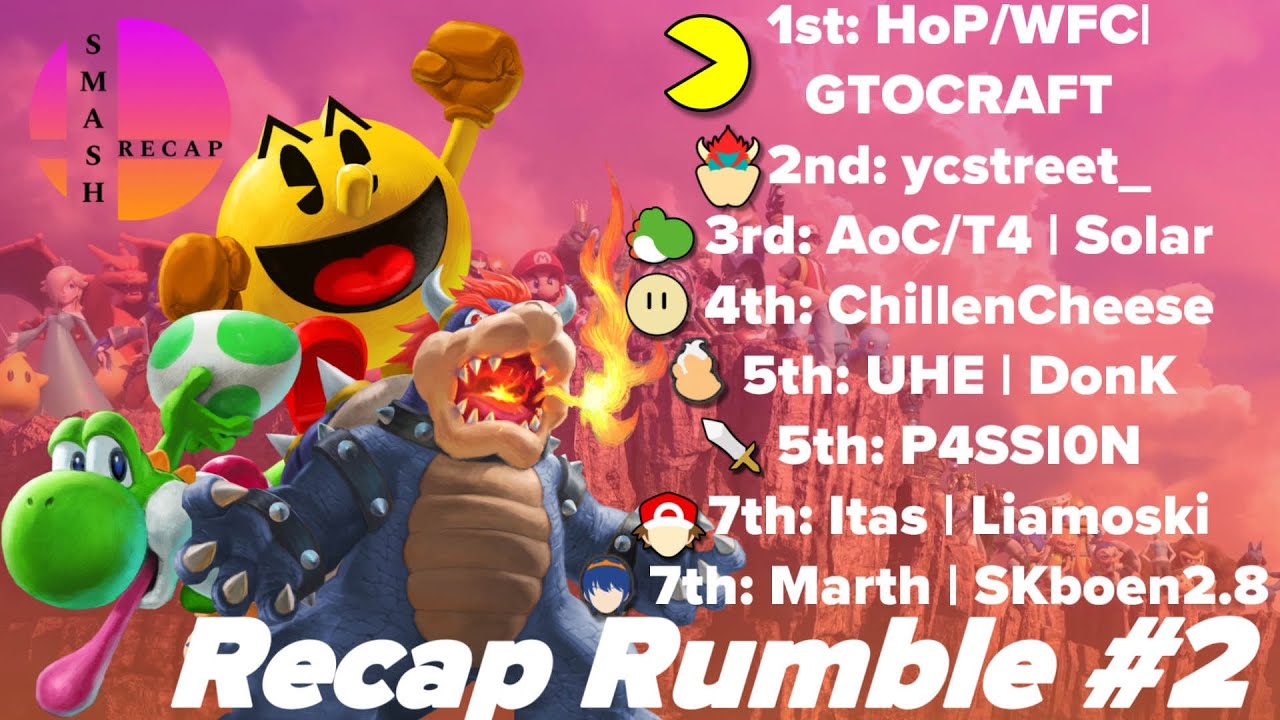 RECAP RUMBLE #2 | SMASH RECAP TOURNEY FULL STREAM! - YouTube