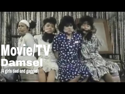 Four Asian Ladies tied up [Movie/TV damsel]