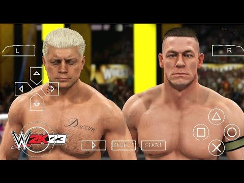 WWE 2K23 Mobile Gameplay: Heel Cena & Rock Vs Cody Rhodes 📲🔥 - YouTube