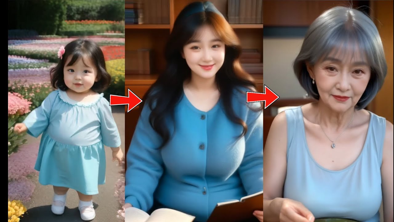 Life of a lonely Girl | Aging Time Lapse | Age Progression | Young to ...