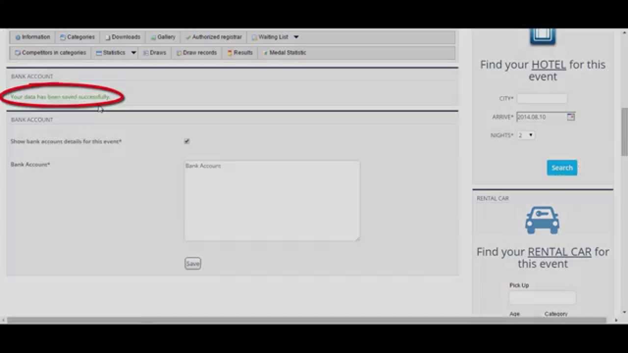 SET Online - configure bank account - YouTube
