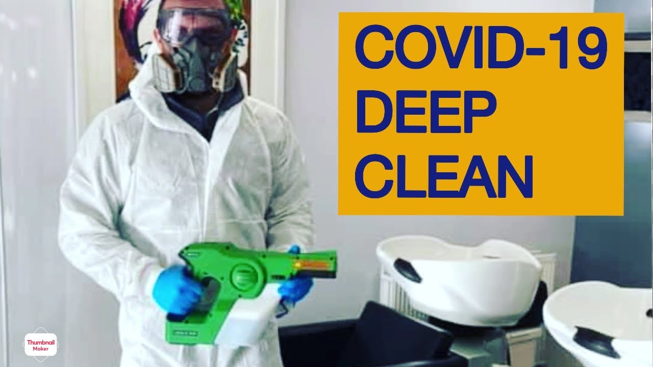 Electrostatic Decontamination COVID-19 Deep Cleaning Spray | Retail ...