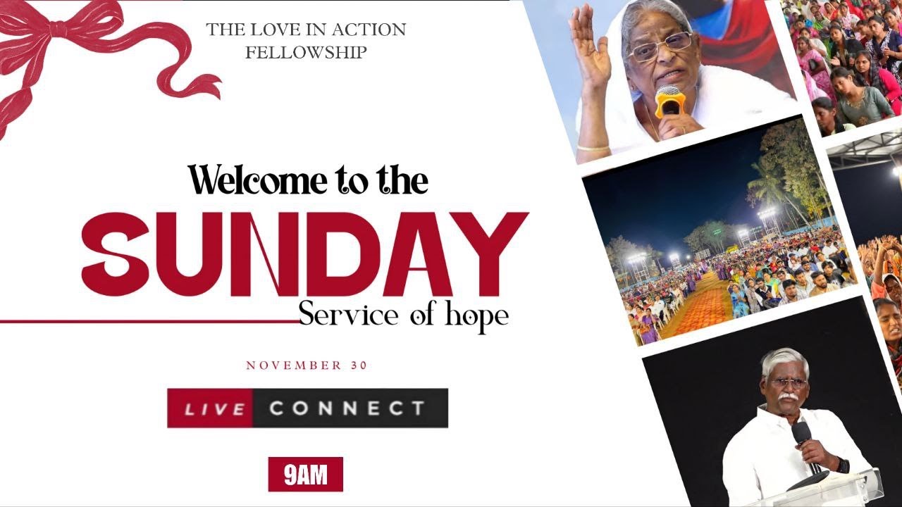 Sunday Service of Hope | Live Worship | November 30 @ 9:00 AM ...