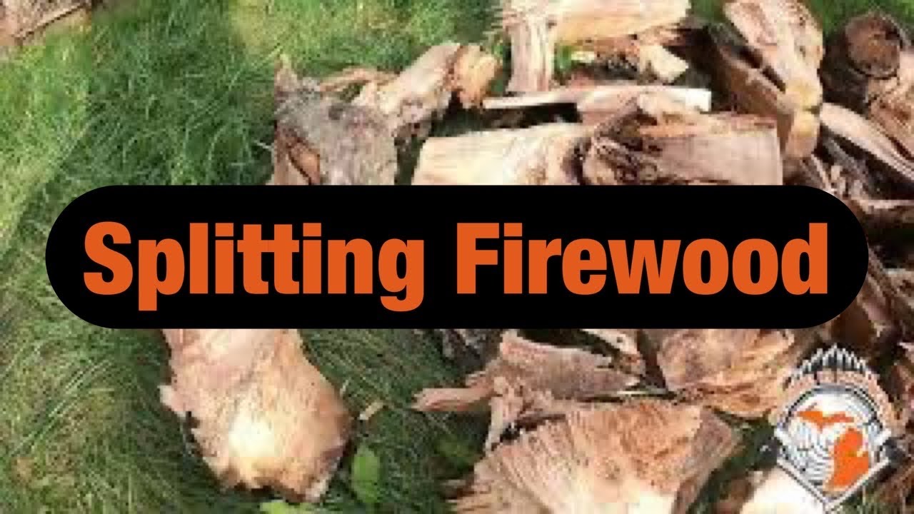Splitting Firewood - YouTube