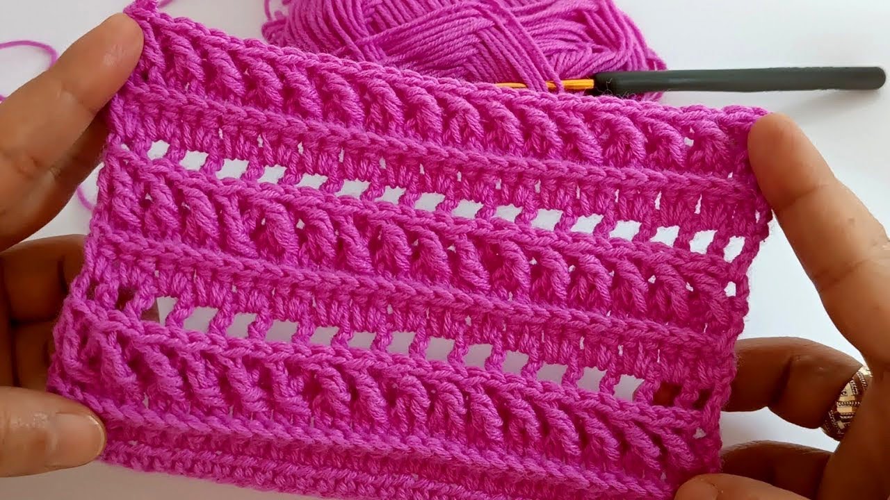 New design crochet! It is a very simple and beautiful model for all ...