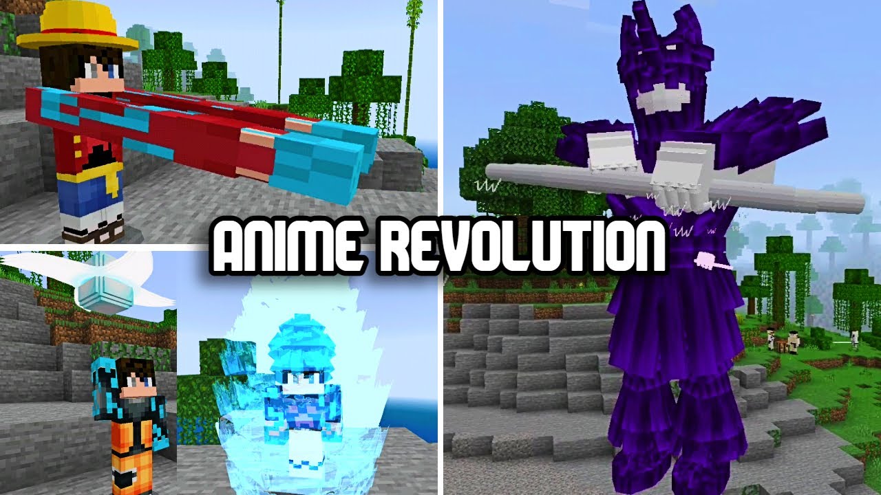 Addon de ANIMES para Minecraft PE || ANIME REVOLUTION Addon - YouTube