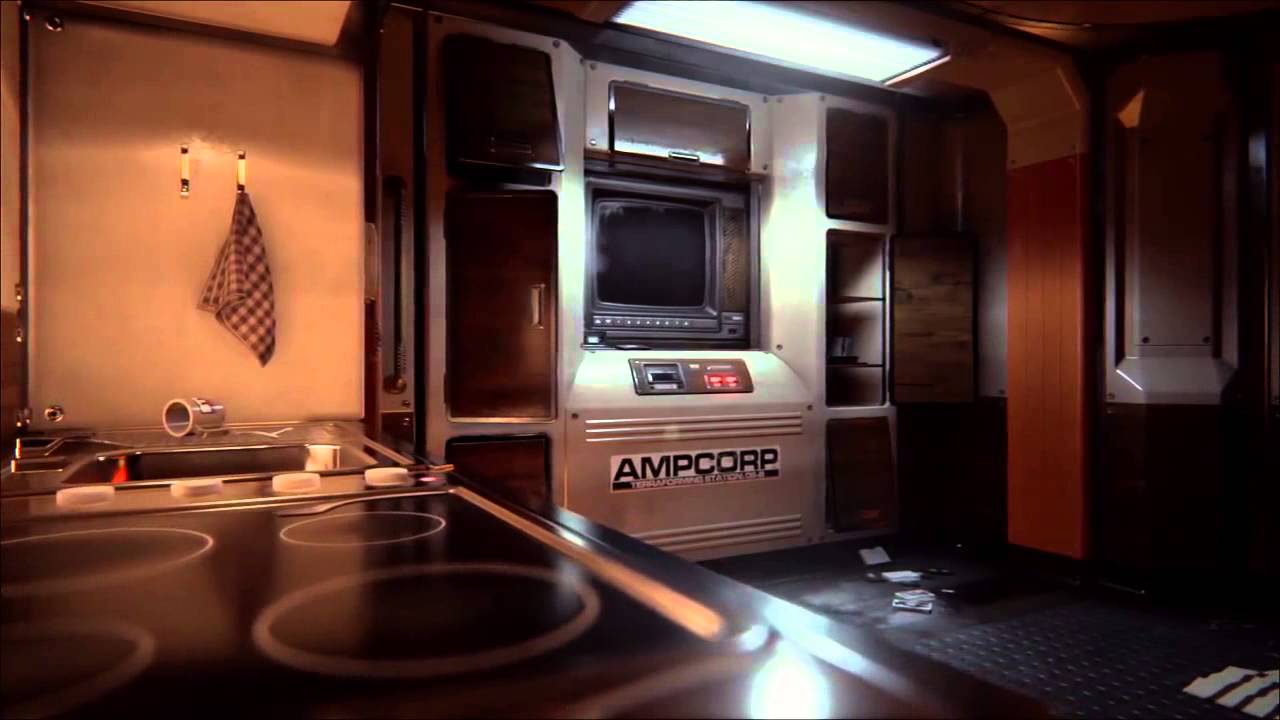 Unreal Engine 4 - Sci-Fi Bunk Room Video Flythrough - YouTube