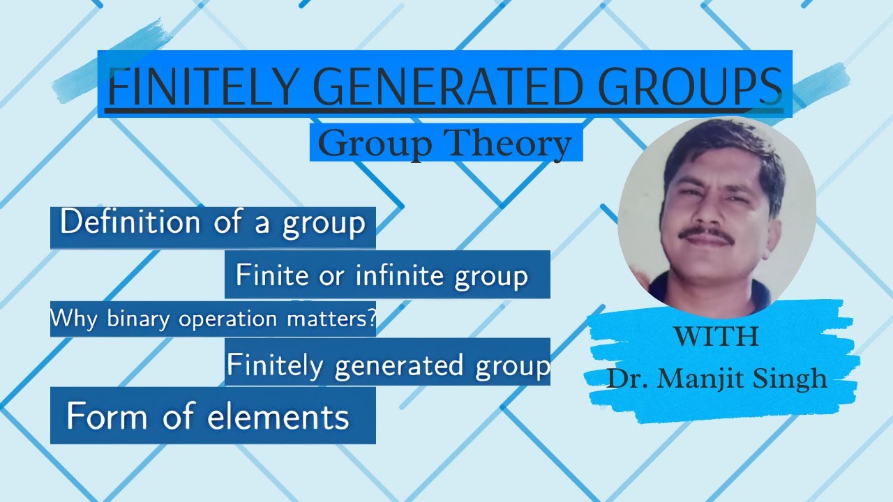 Finitely generated groups - YouTube