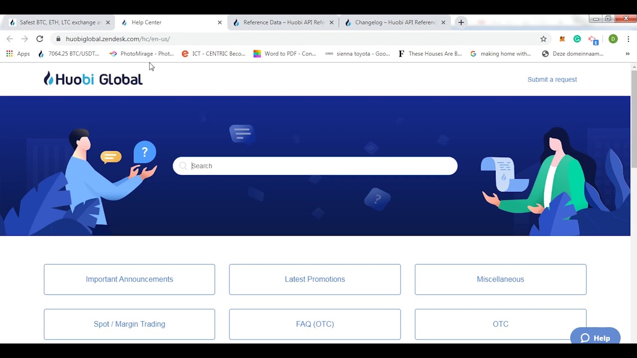 How to get Customer Support—FAQ, Livechat, API, Telegram[Huobi Crypto Guide] - YouTube