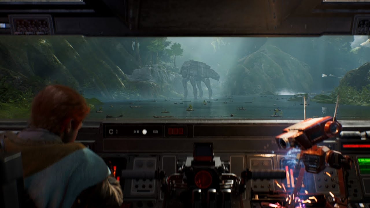 Hijacking an ATAT WALKER on Kashyyyk - Star Wars Jedi Fallen Order ...