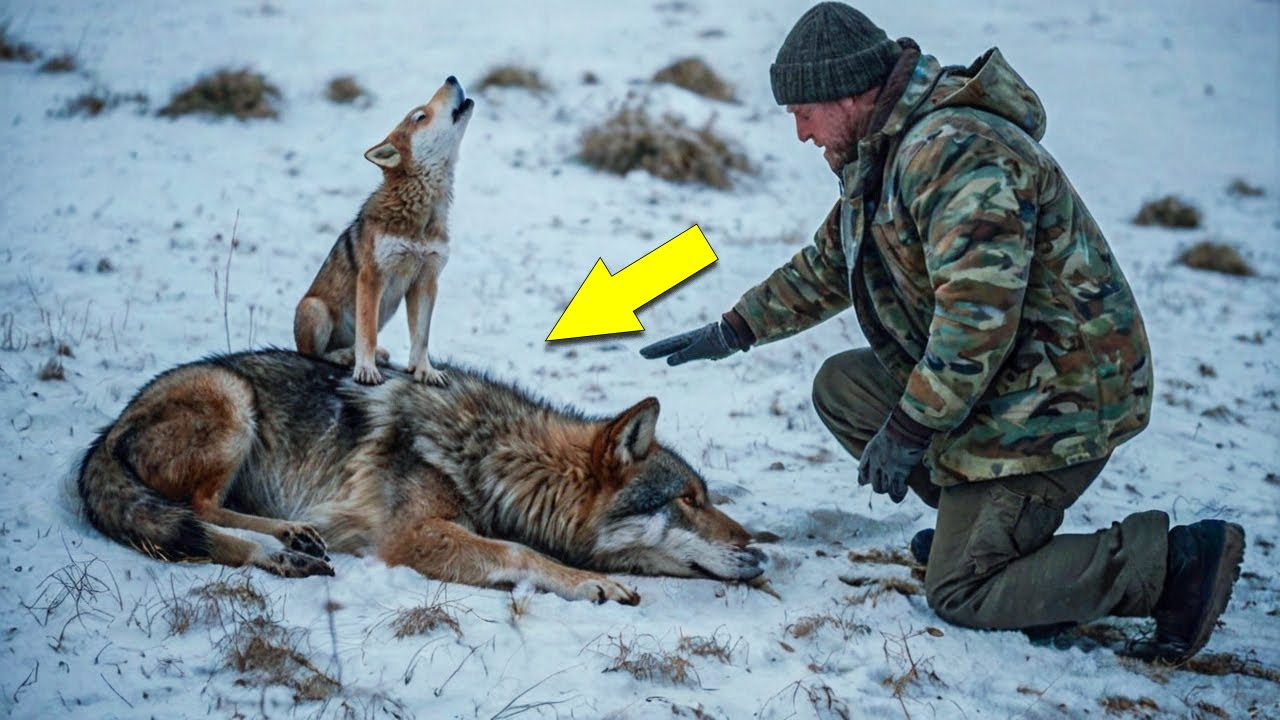 Man Saved This Crying Wolf Cub And Her Dying Mama Wolf, Days Later He ...
