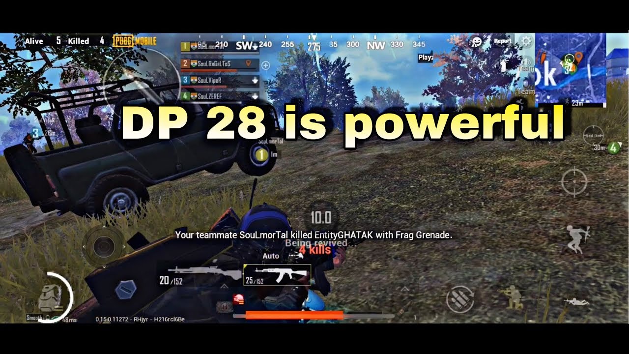 Dp28 is overpowered in tournament matches|PUBG MOBILE| Team SouL - YouTube