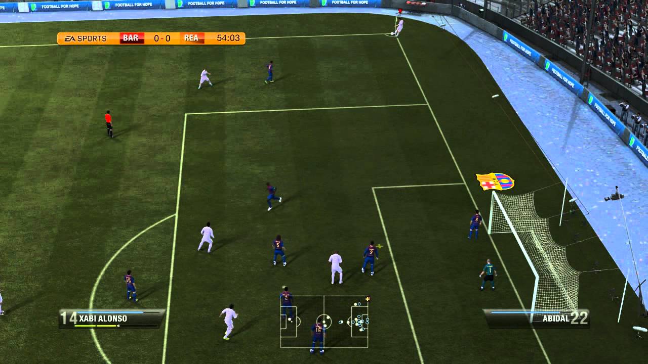 FIFA 12 - FC Barcelona VS Real Madrid - YouTube