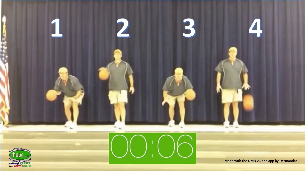 vClone Basketball: 20 Ball control skills for younger students. - YouTube