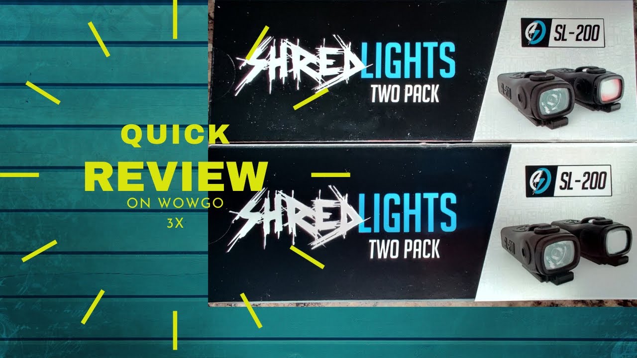 SHRED LIGHTS !!! HOW WELL DO THEY WORK ? - YouTube