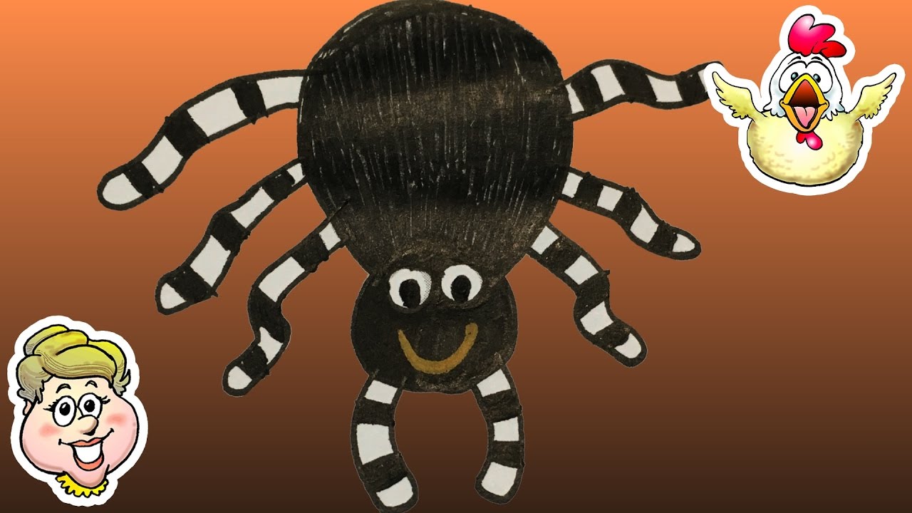 Easy-to-Draw Animals - Mister Spider! EWMJ #261 - YouTube