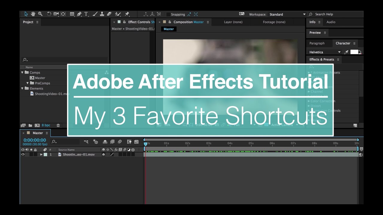 3 Essential Time-Saving Shortcuts for Adobe After Effects - YouTube