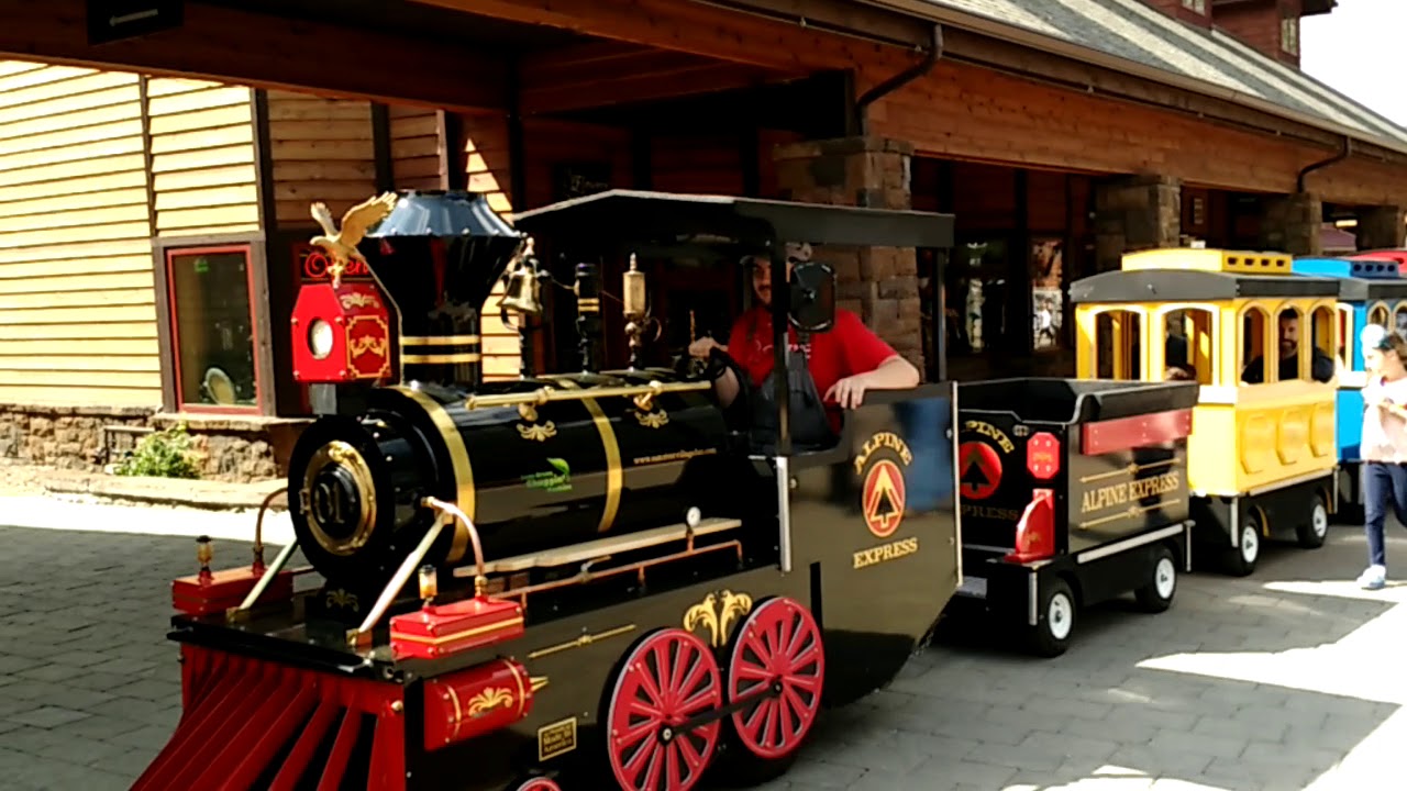 Train Ride At SunRiver Village - YouTube