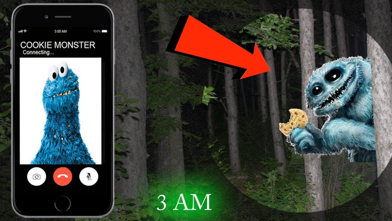 (HE CAME) DONT CALL COOKIE MONSTER ON FACETIME AT 3 AM! | HE ATE MY ...
