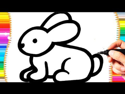 How to draw a rabit / Step by step easy drawing for kids - YouTube