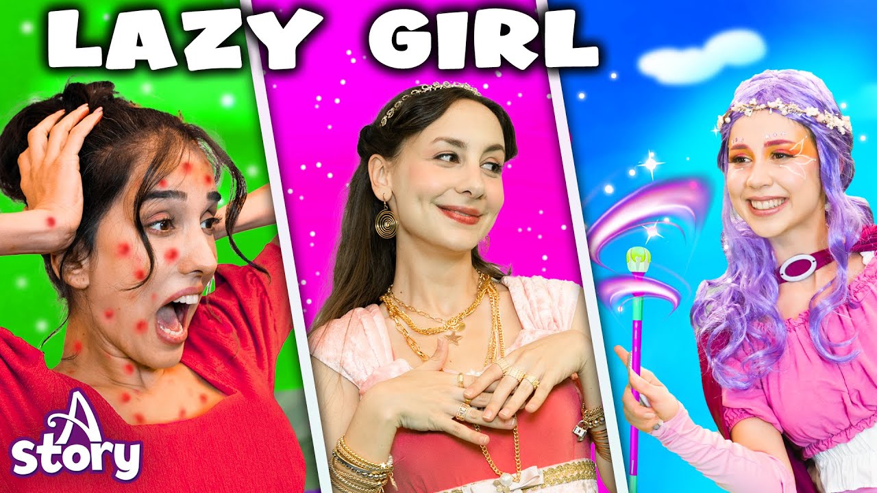 Lazy Girl + Mother Holle's Surprise + Mangita and Larina | English ...