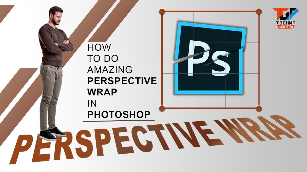 Perspective Warp in Photoshop | Perspective Text Photoshop Effect | # ...