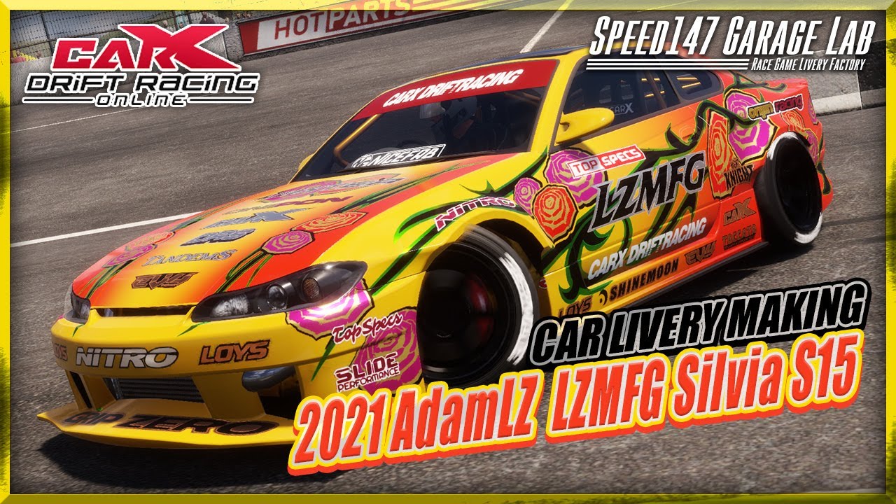 【CarX Drift Racing Online】CAR LIVERY MAKING vol.92〈2021 AdamLZ LZMFG ...