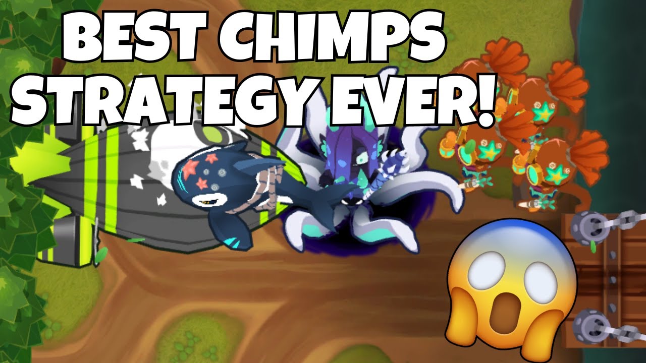 The BEST CHIMPS Strategy VS. Expert Map l Bloons TD 6 - YouTube