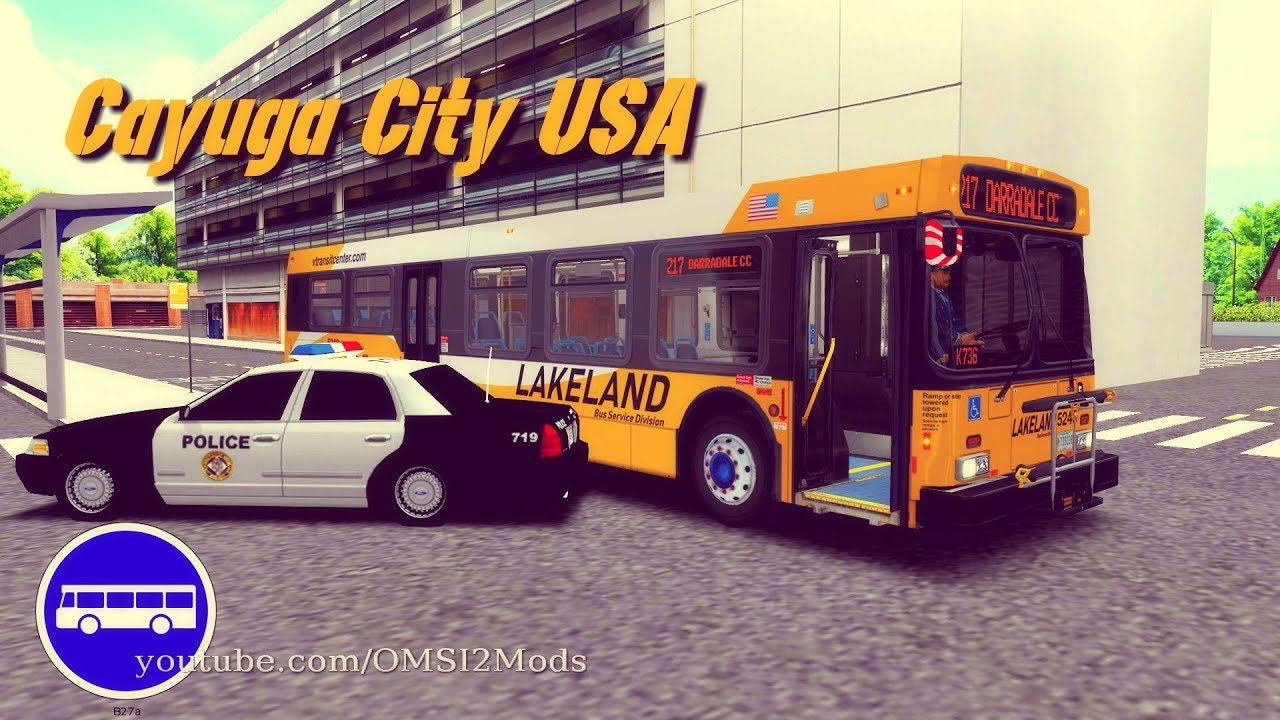 OMSI 2 - Cayuga City USA 0.7 New Flyer Bus - YouTube