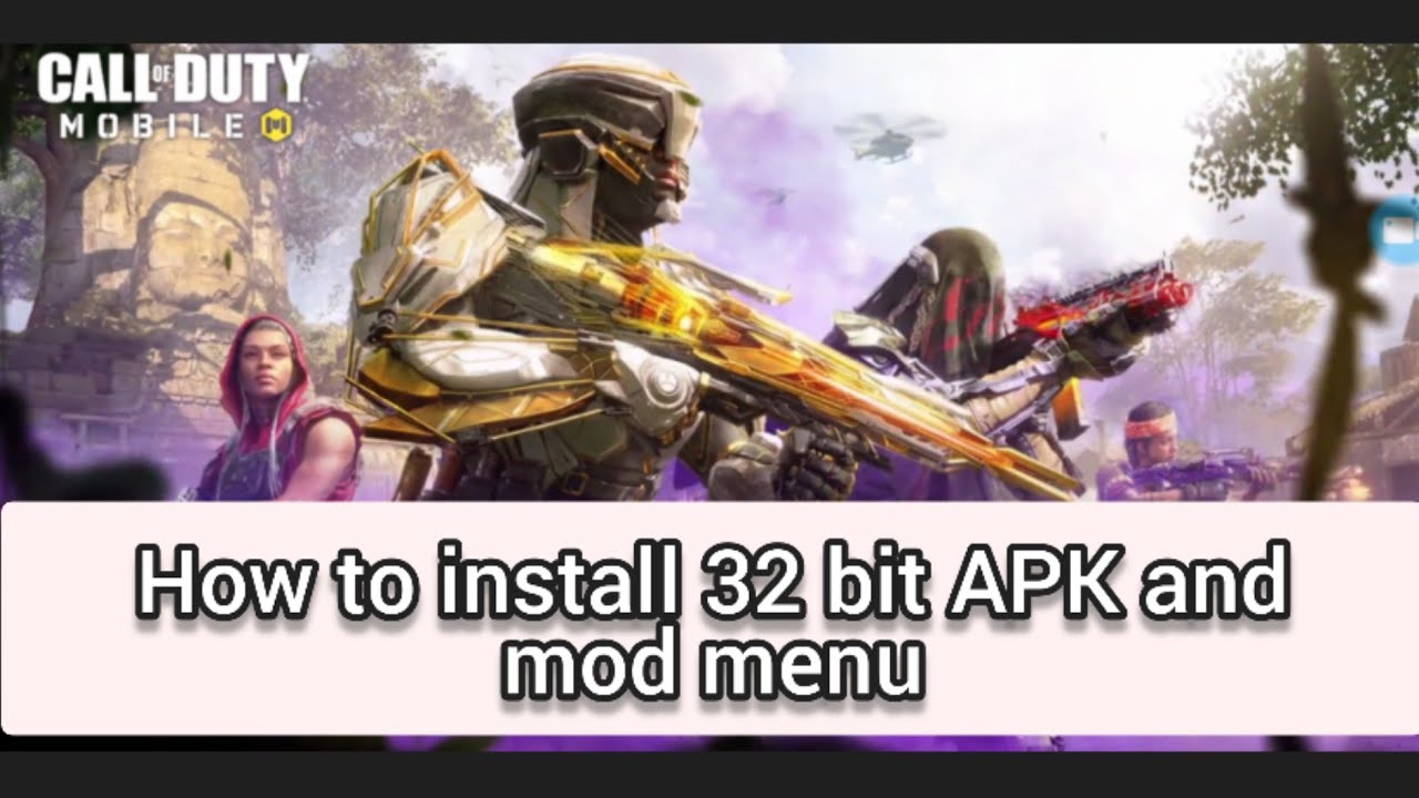 Tutorial how to install a 32BIT APK and ModMenu for call of duty! - YouTube