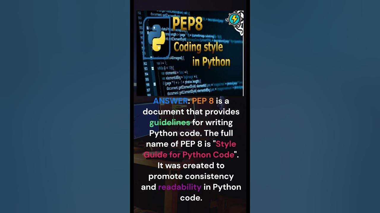 What Is Pep 8 Python Pep8 Youtube