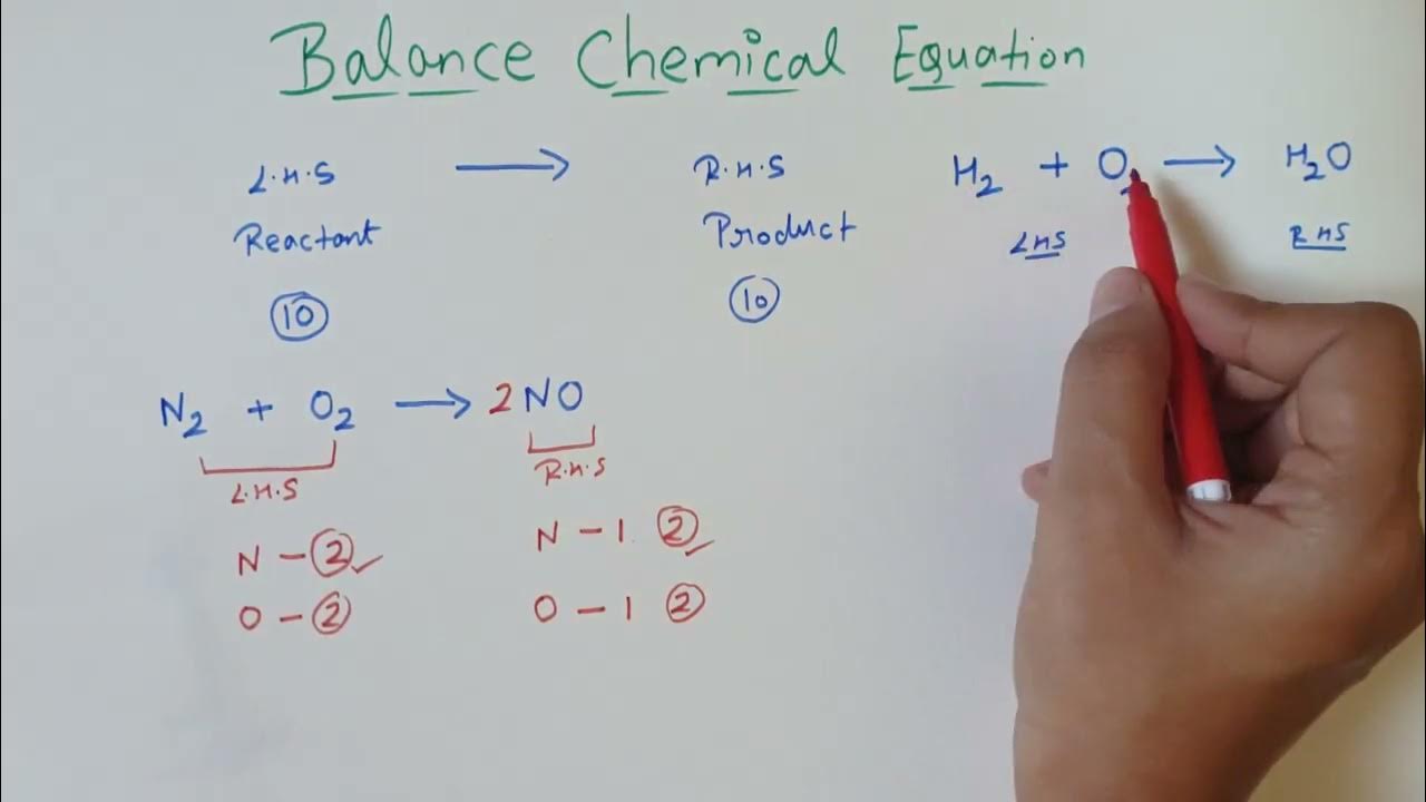 Super easy method to balance chemical equation ||How to balance ...