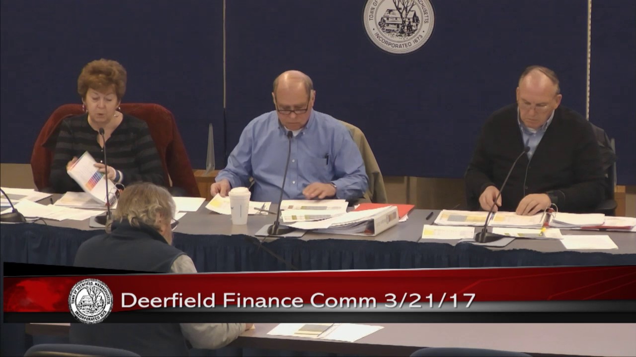 Deerfield Finance Committee - March 21, 2017 - YouTube