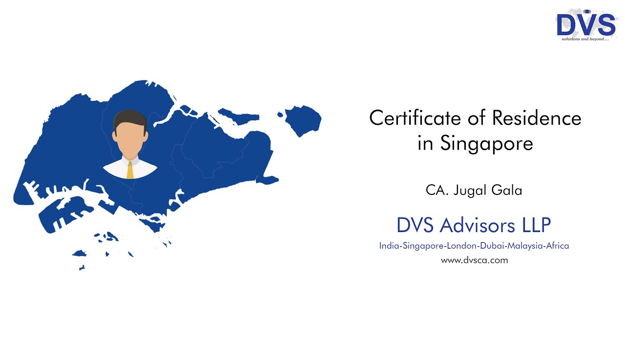 How to obtain Certificate of Residence in Singapore - YouTube