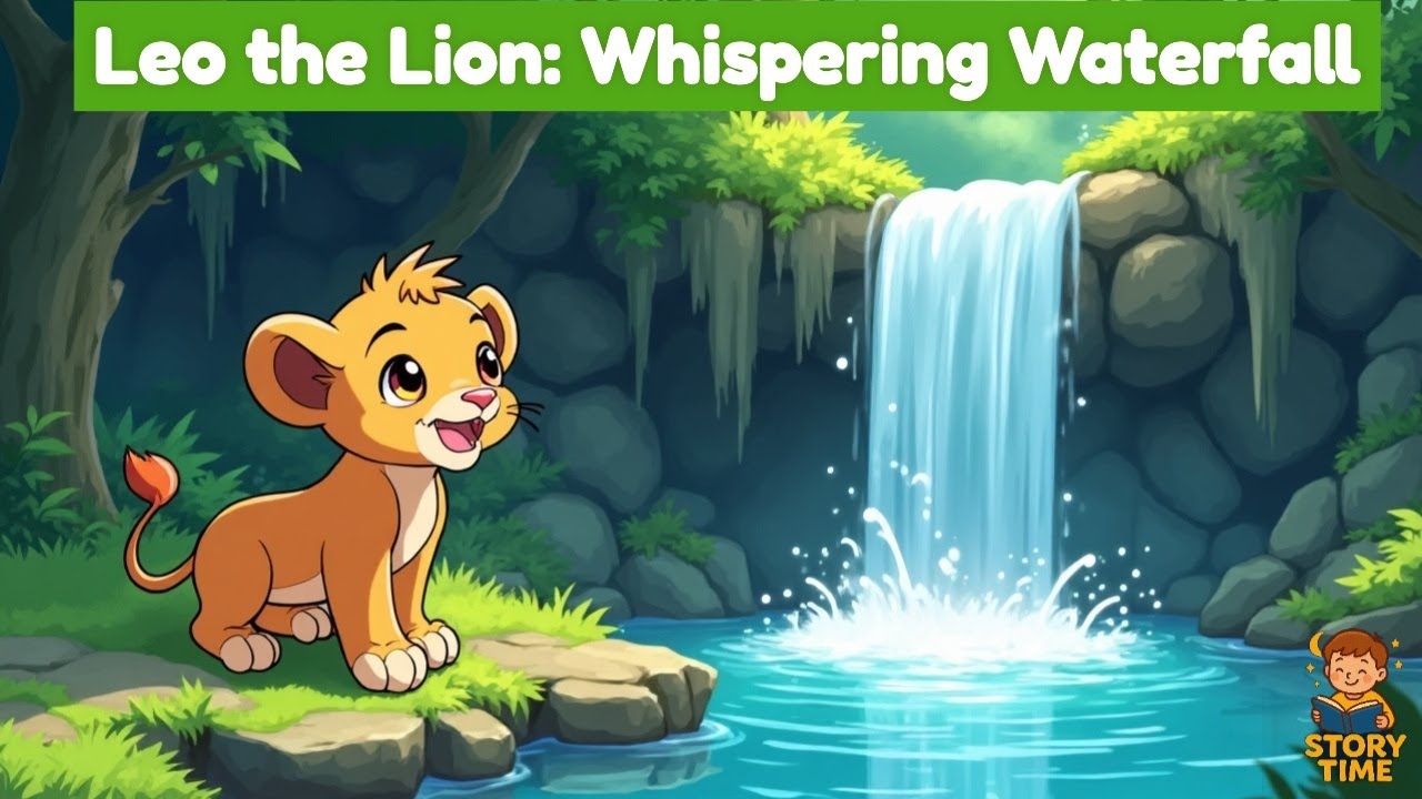 Leo the Lion and the Whispering Waterfall 💧🦁 | Heartwarming Kids ...