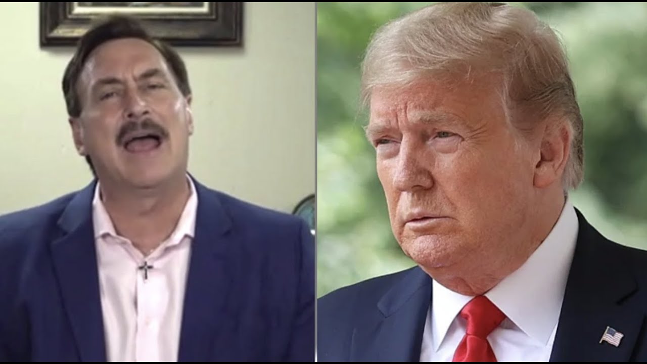 JUST IN: Trump talks about My Pillow's Mike Lindell - YouTube