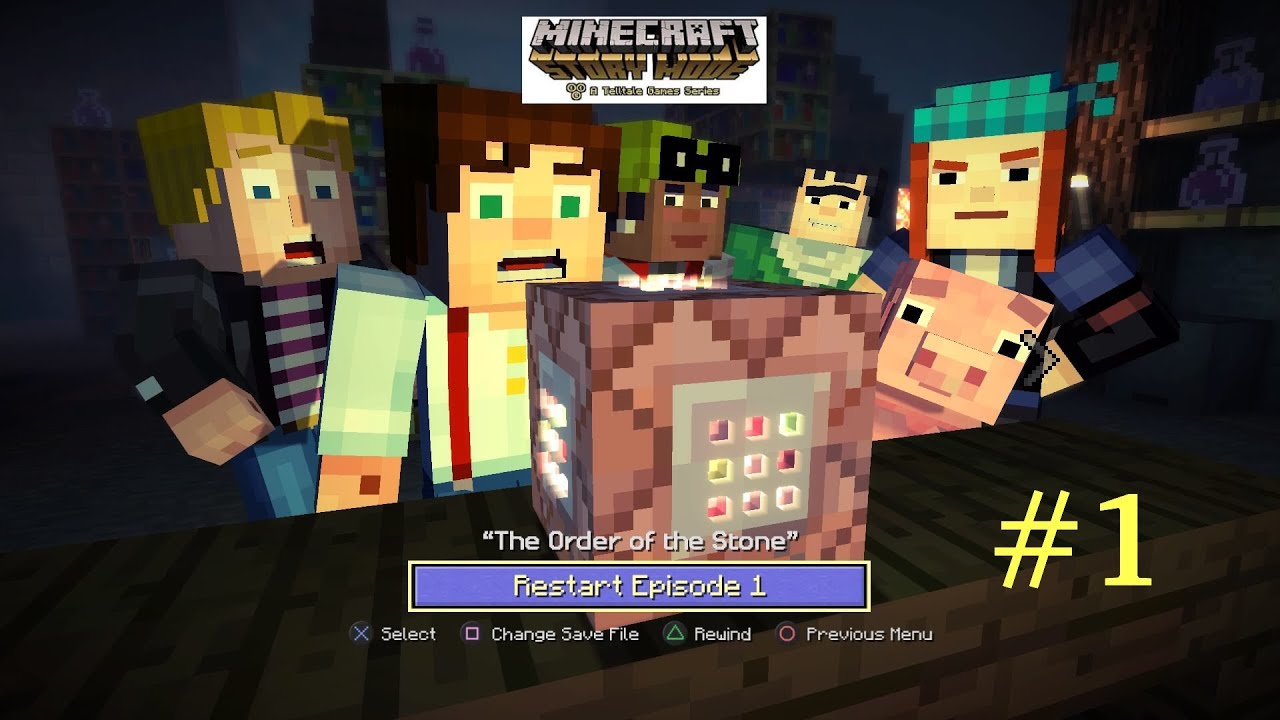 Minecraft: Story Mode episode 1:The Order Of The Stone part 1 - YouTube
