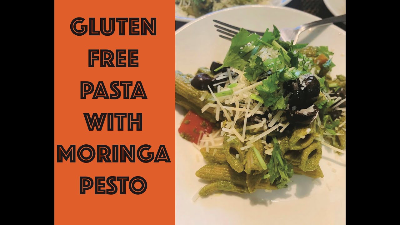 Gluten free pasta with Moringa Pesto - YouTube