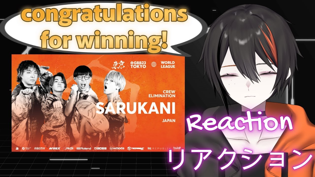 Kinako Reacts | SARUKANI 🇯🇵 | GRAND BEATBOX BATTLE 2023: WORLD LEAGUE ...