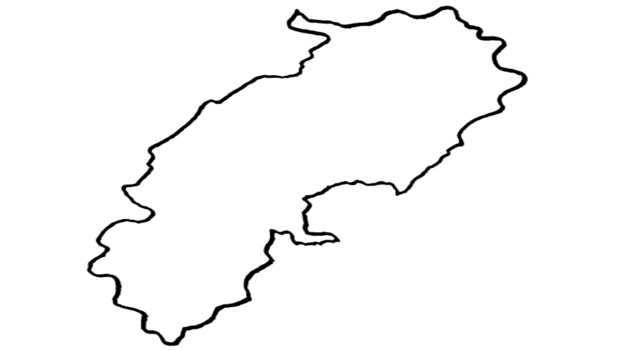 How to Draw Outline Map of Odisha Step by Step | Easy India State Map ...