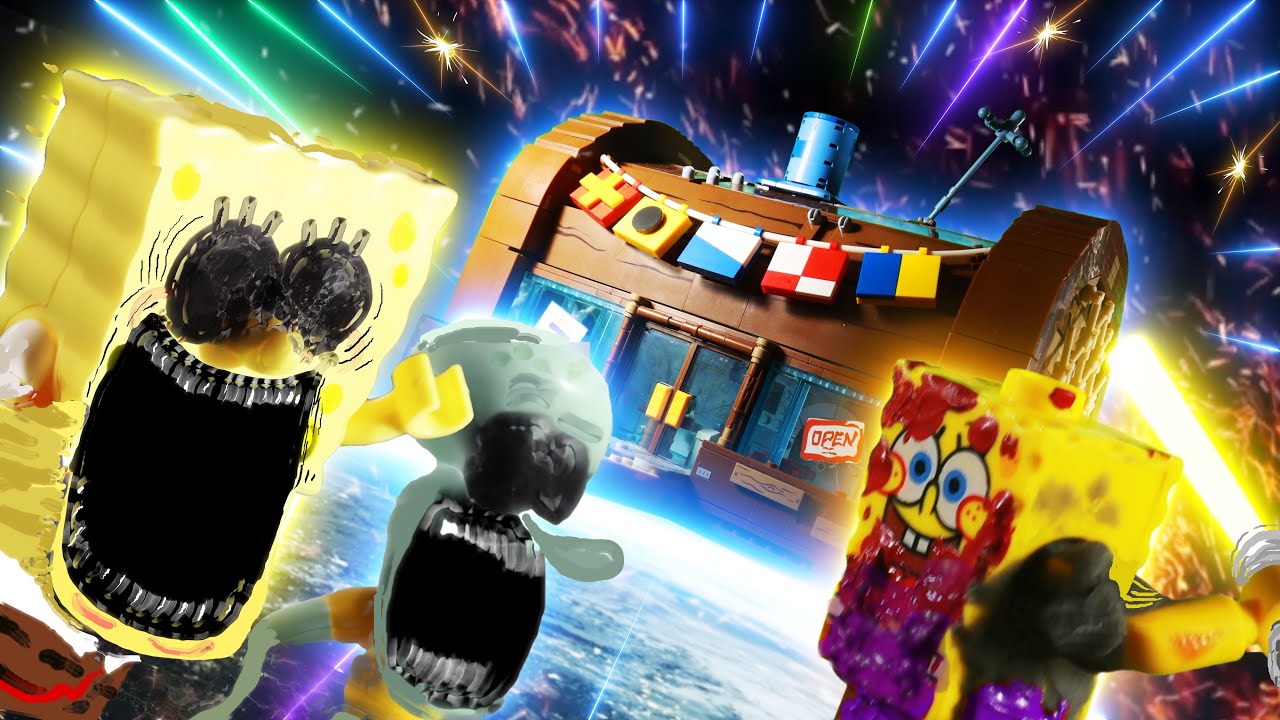 Spongebob Battles Jelly Clones - Sponge Wars 2 - YouTube