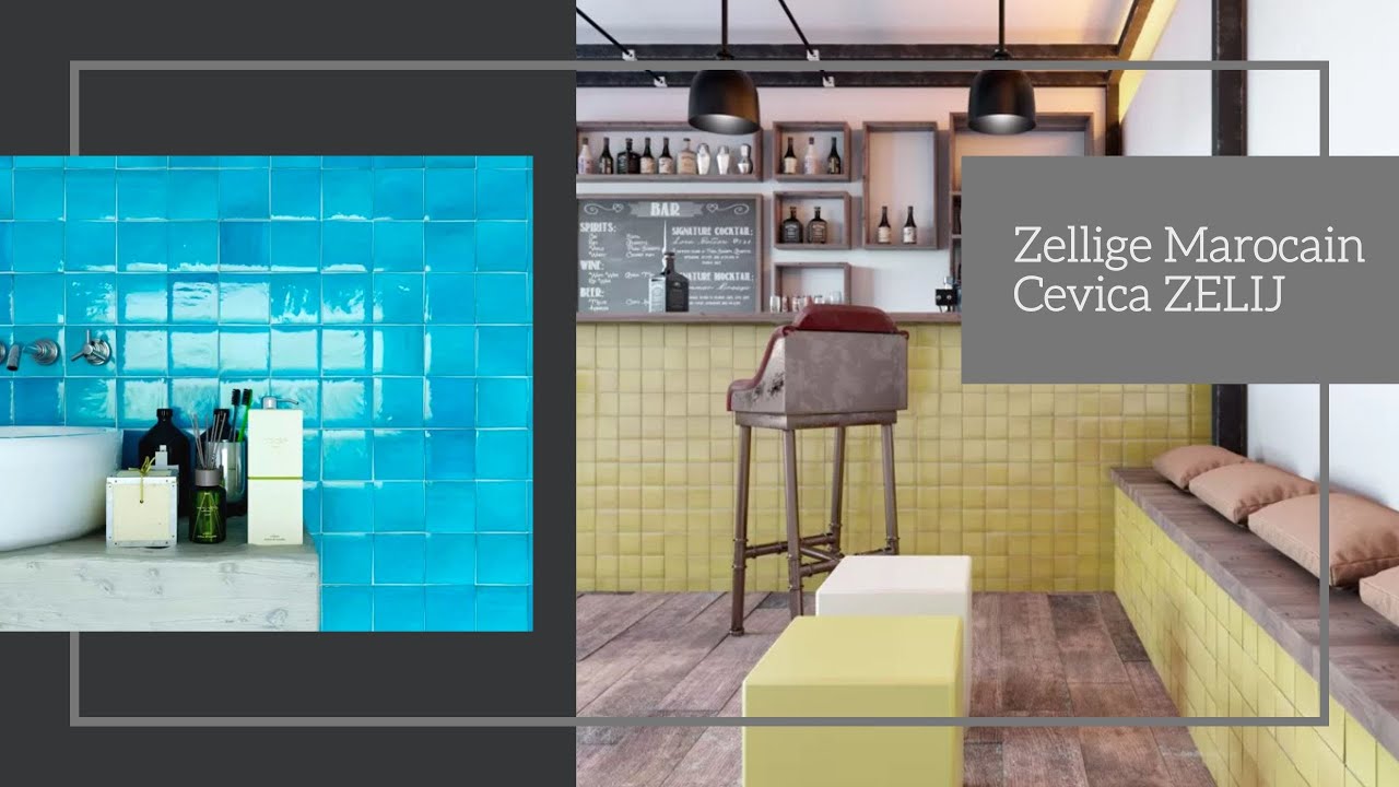 Zellige marocain Cevica ZELIJ - voyage en 18 couleurs & motifs ! - YouTube