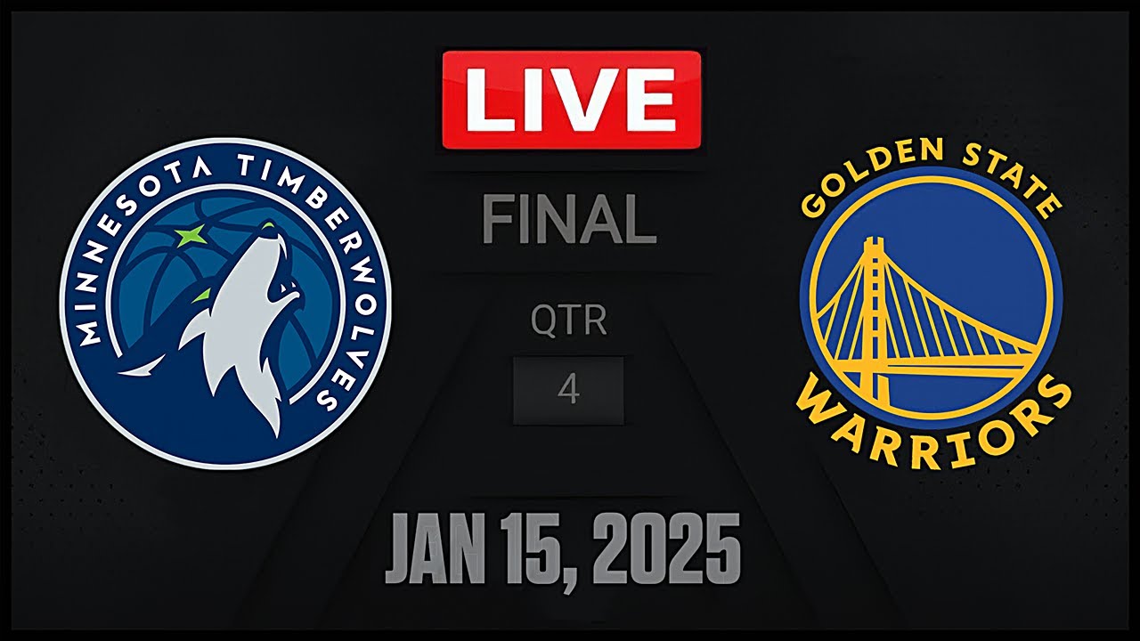 NBA LIVE! Golden State Warriors vs Timberwolves | January 15, 2025 ...