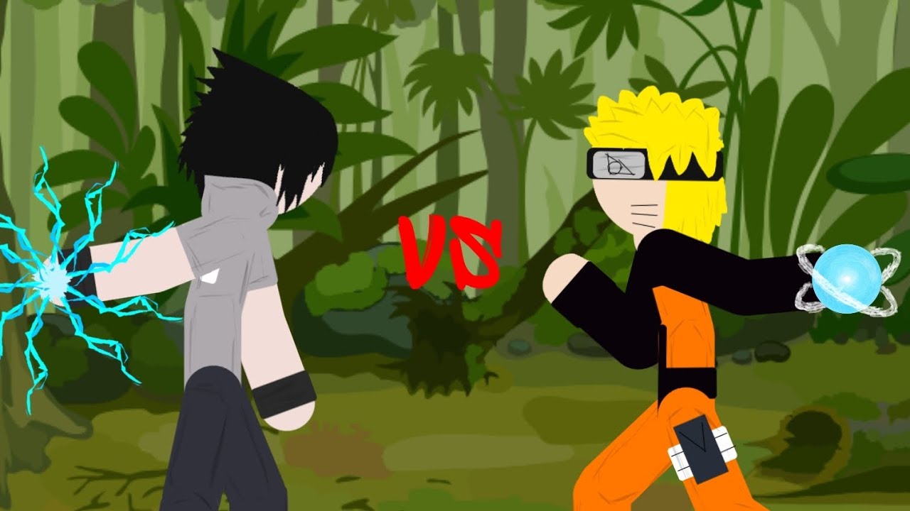 NARUTO VS SASUKE- ANIMATION| НАРУТО ПРОТИВ САСКЕ- АНИМАЦИЯ (АТ2) - YouTube