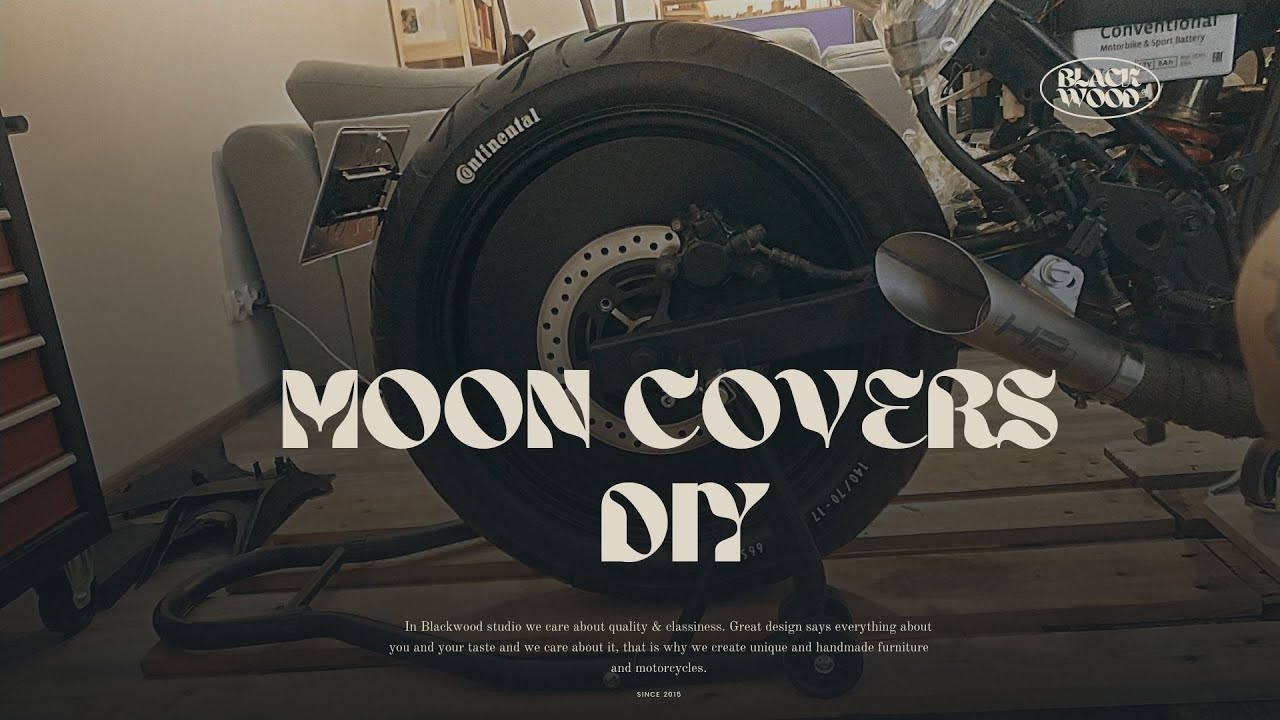 How to Make Moon Covers for Your 125cc Cafe Racer | Custom DIY Mods ...