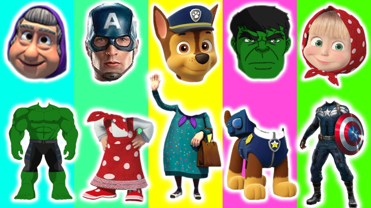 WRONG HEAD PUZZLE | CAN YOU GUESS THE CORRECT HEAD??? - YouTube