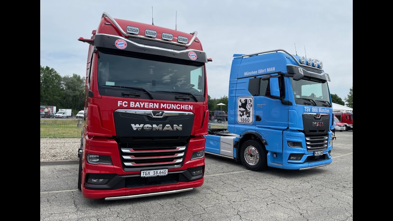 MAN & WOMAN TGX 18.640 Tractors. Sporty couple from Bavaria:) MAN TGX ...