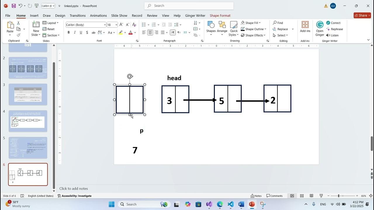 DS-Linked list - part 3 - add front and print the nodes شرح c++ - YouTube