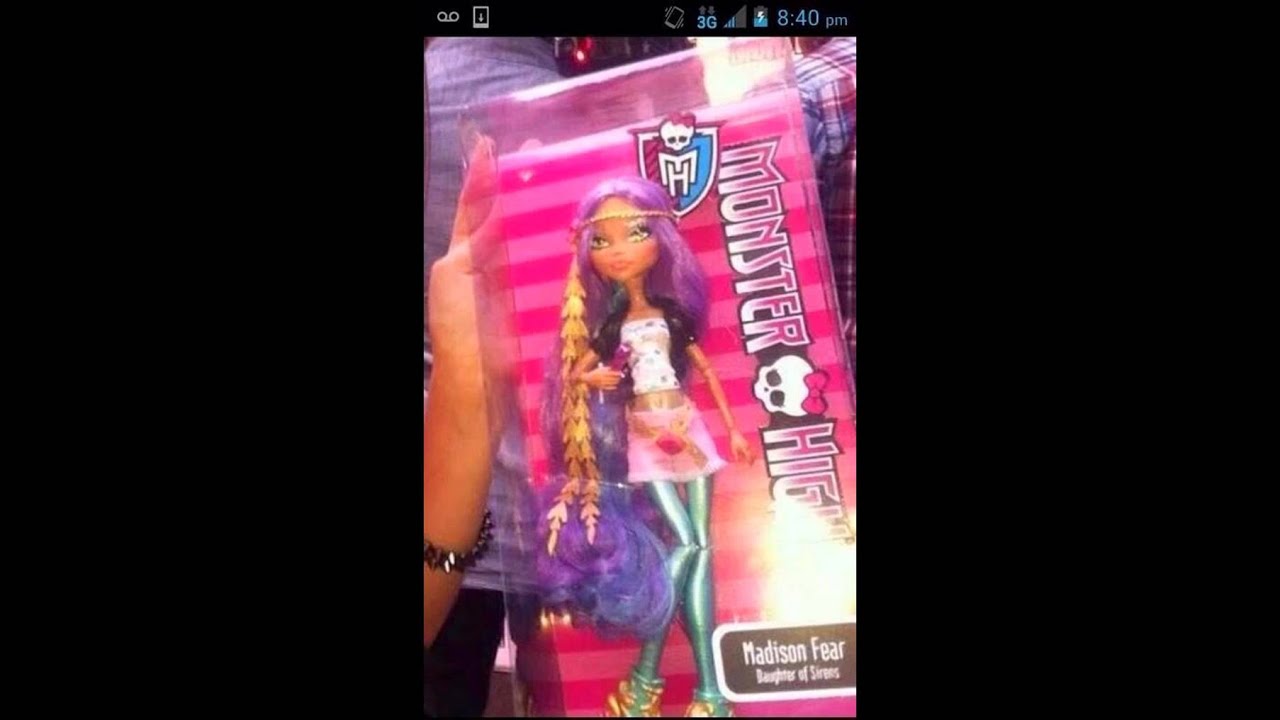 New Monster High Character - Madison Fear - YouTube
