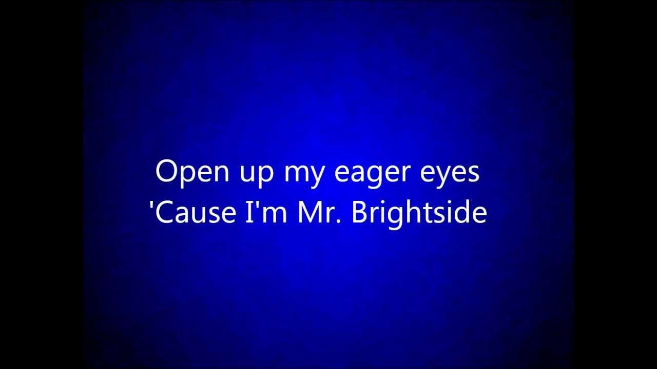 The Killers Mr Brightside Lyrics Youtube